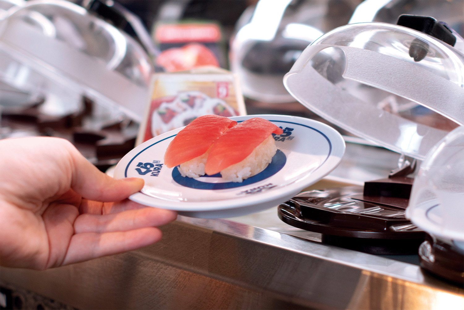 Revolving Sushi Restaurant With Robot Servers – Kura Sushi Opening in ...