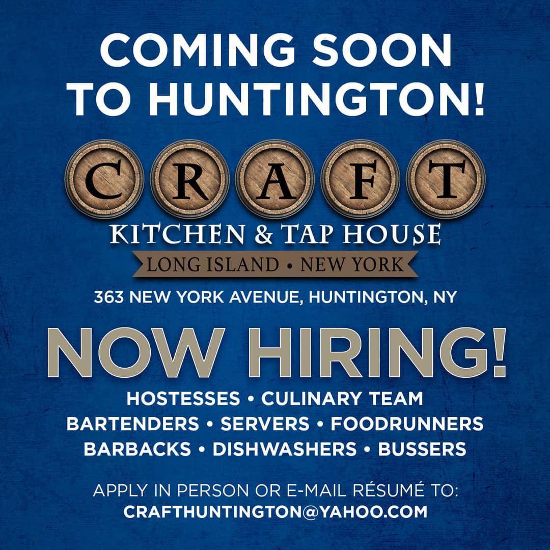 Craft Kitchen & Tap House Opening in Old Honu Spot in Huntington - Long ...