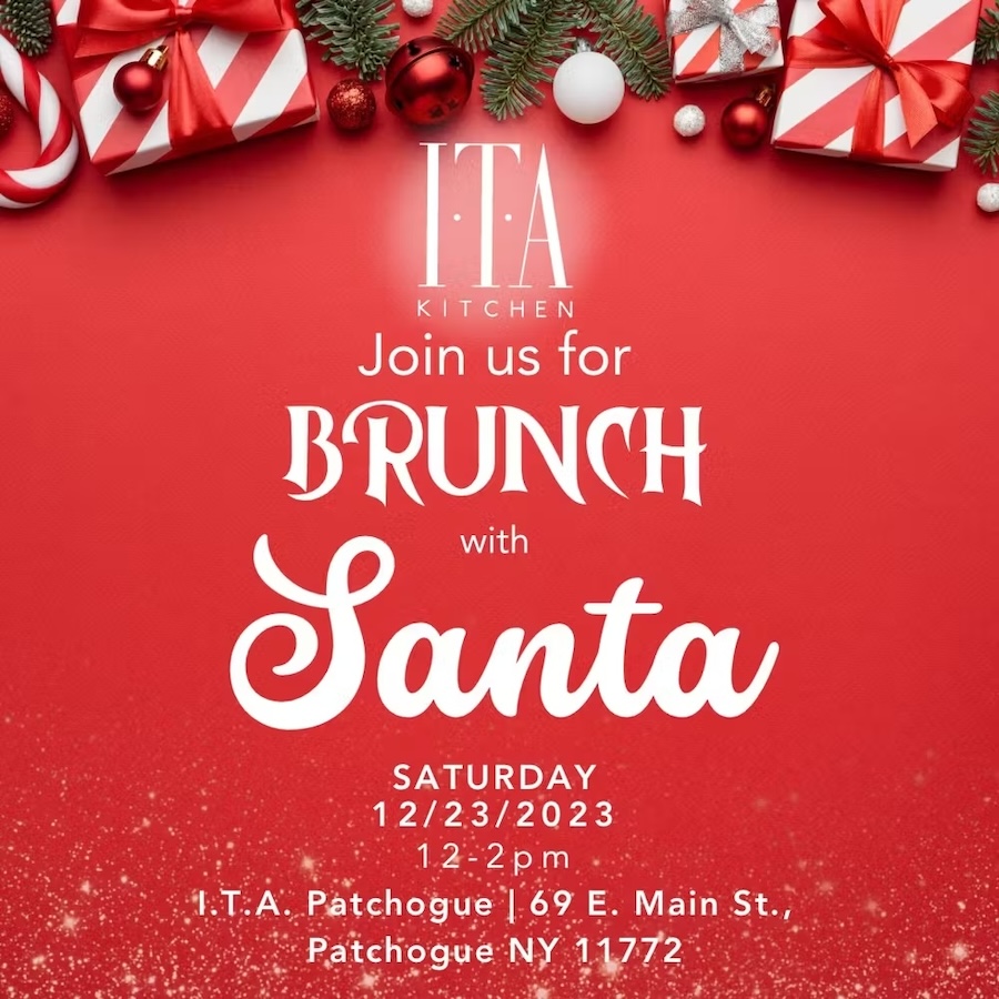 Brunch With Santa at ITA Kitchen - Long Island Restaurants