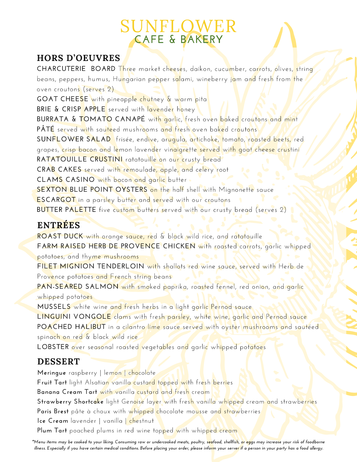 Sunflower Cafe & Bakery Opening in Former Le Soir Location in Bayport - Long Island Restaurants