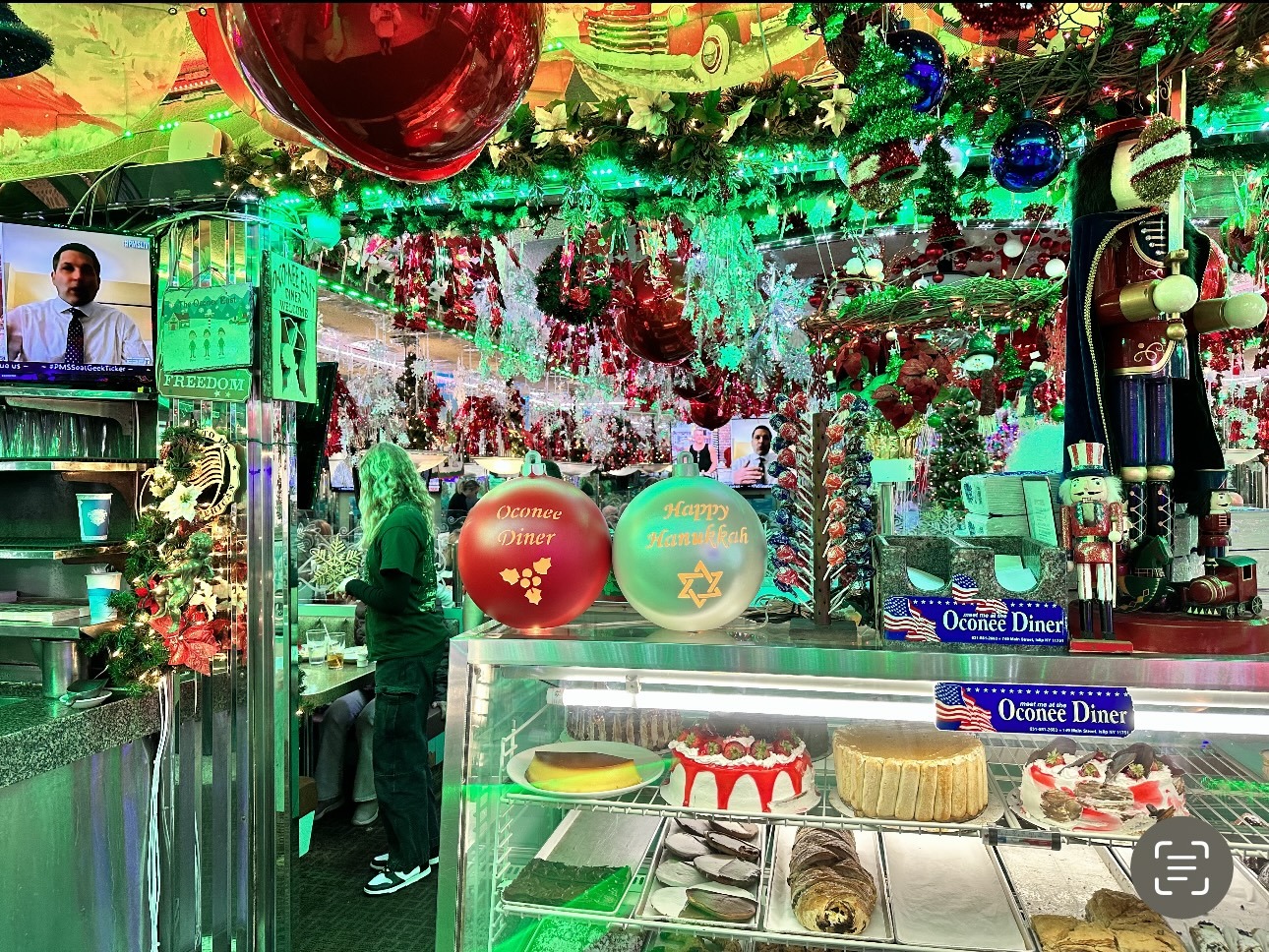 Meet the Man Who Makes Oconee Diner’s Elaborate Christmas Display, A ...