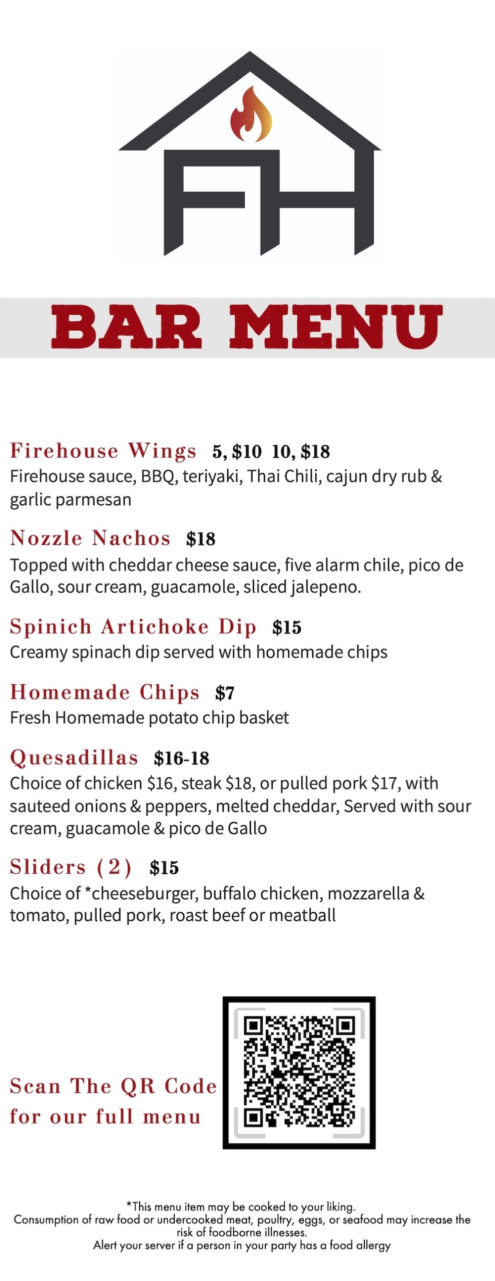 Firehouse Restaurant & Bar in Sound Beach Releases Menu, Announces ...