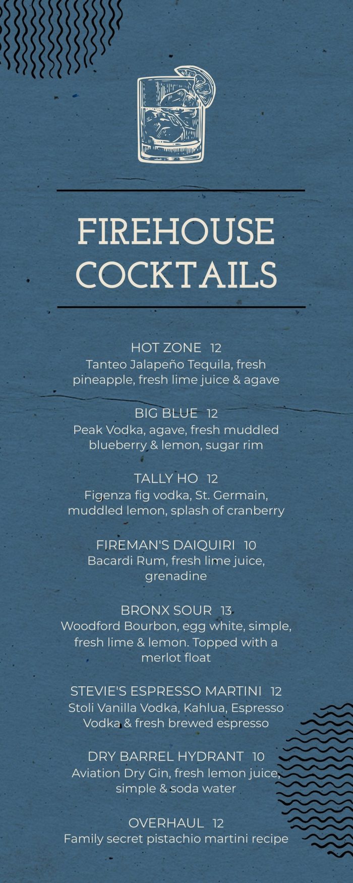 Firehouse Restaurant & Bar in Sound Beach Releases Menu, Announces ...