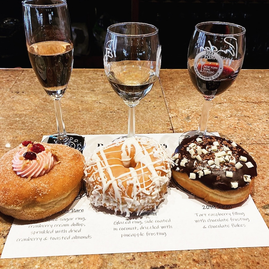 Wine & Donut Pairing - Long Island Restaurants