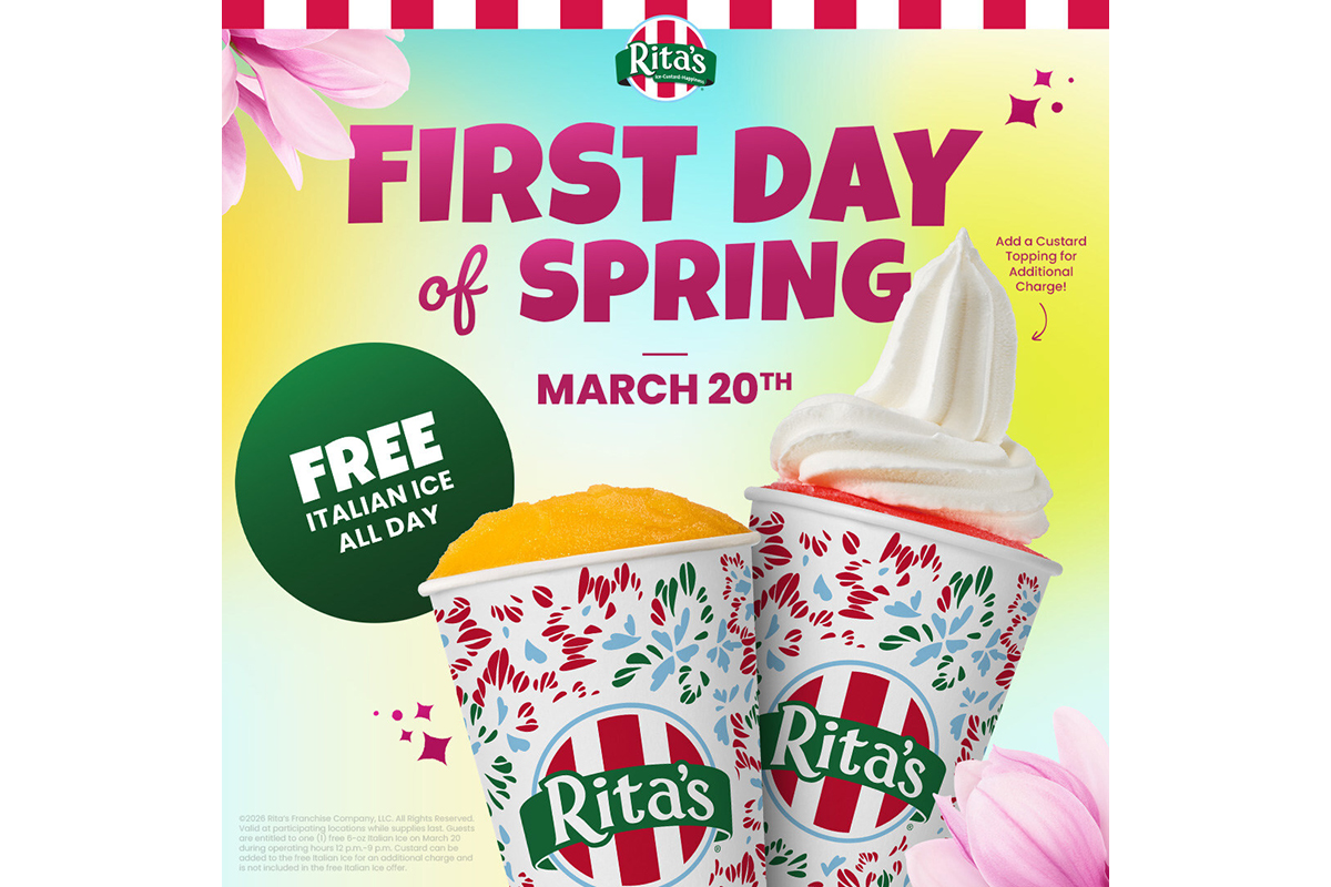 Spring Officially Starts at Rita’s with Free Italian Ice Giveaway March ...